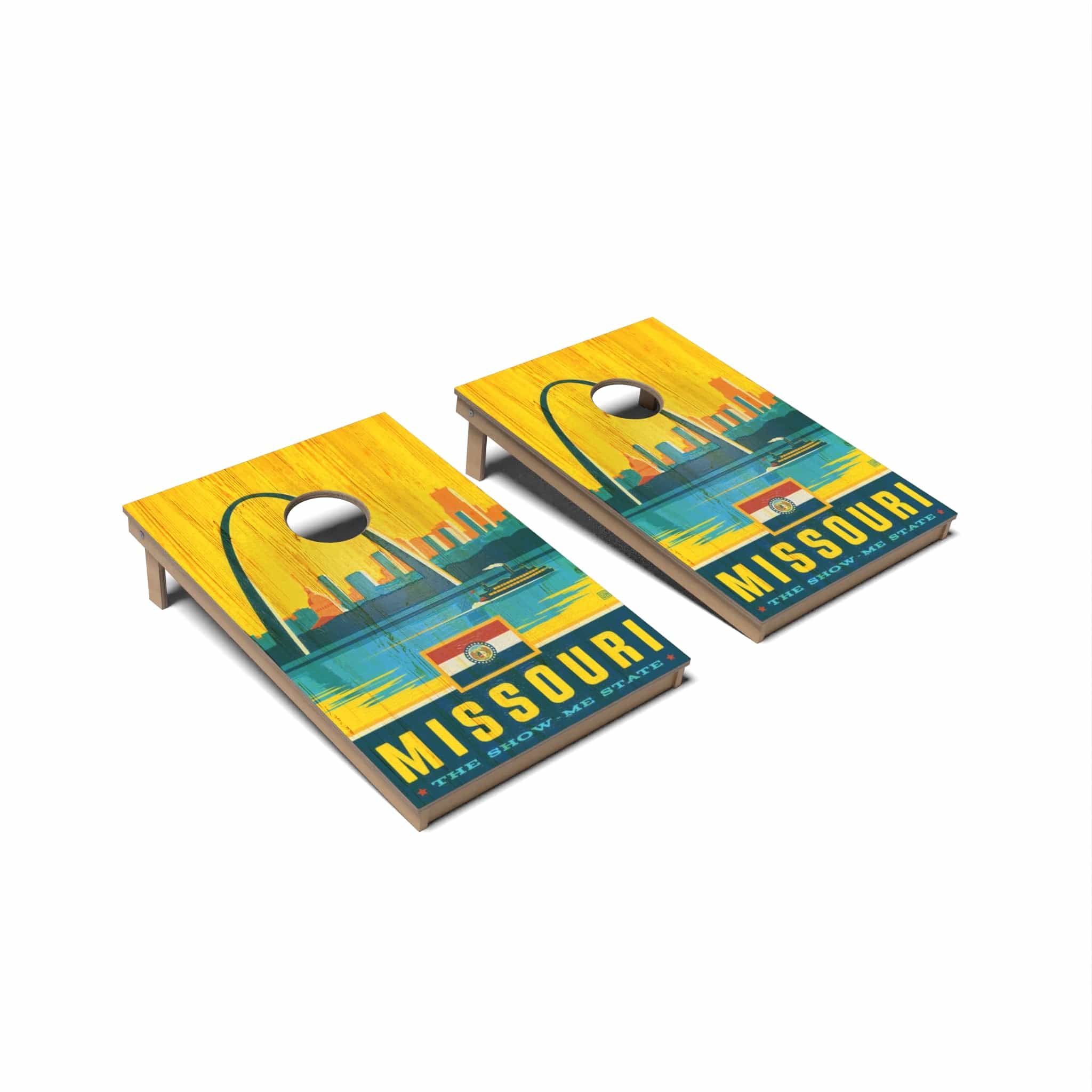 Missouri Cornhole Boards - Tailgate