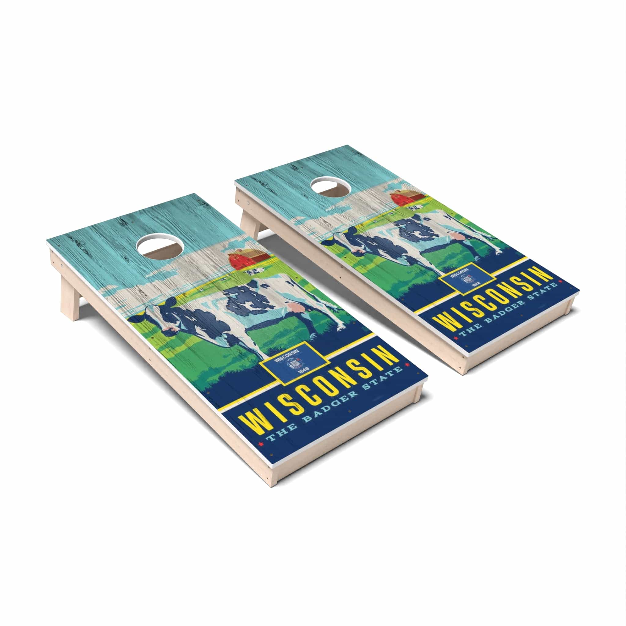 Wisconsin Cornhole Boards - All Weather – Slick Woody's