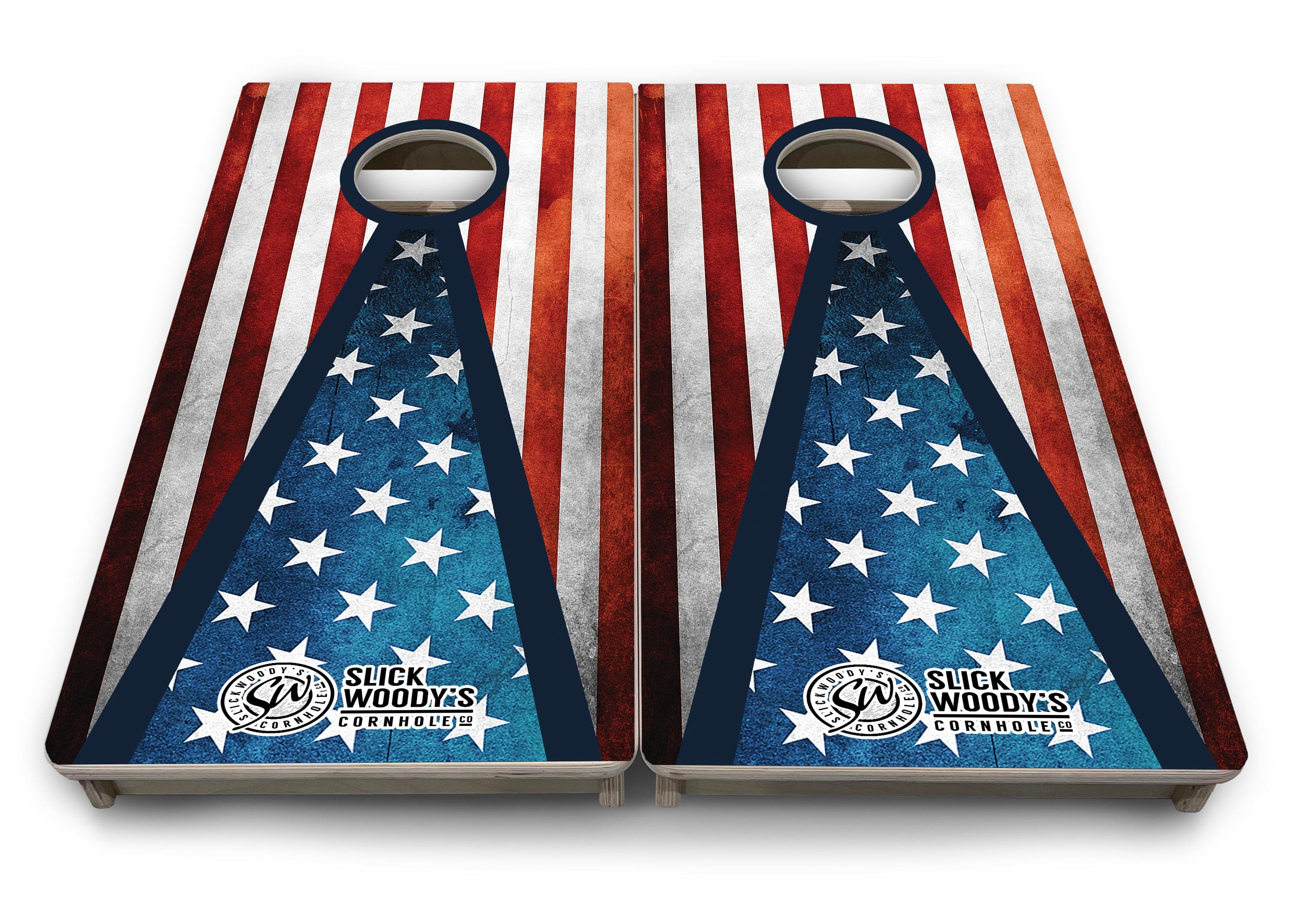 Vacation Cornhole Boards- Stars and Stripes- 16"x32"